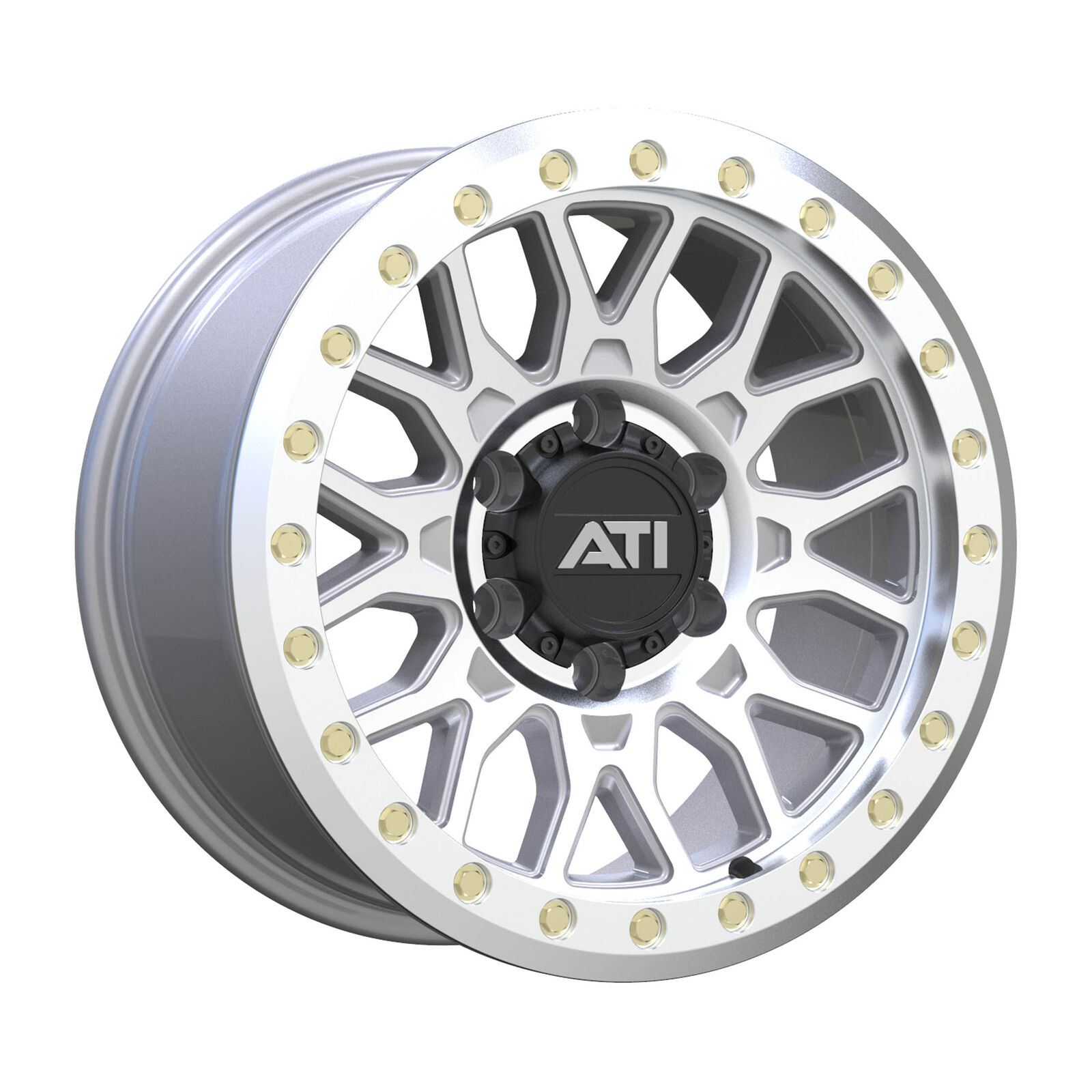 AT-01 17X8.5 HYBRID BEADLOCK WHEEL - MACHINED (5X150)